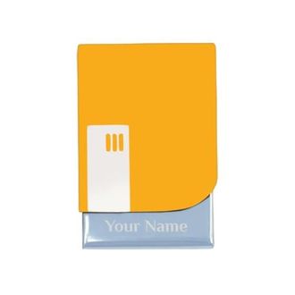 Generic Porte-cartes personnalis&eacute; avec nom grav&eacute;, cuir synth&eacute;tique et acier, porte-cartes de visite, d&eacute;bit, cartes de cr&eacute;dit, pour homme et femme, cadeau dent