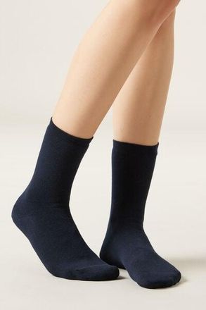 Calzedonia Kurzsocken Aus Thermo-baumwolle Blau