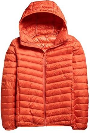 Generic Doudoune &agrave; capuche l&eacute;g&egrave;re et imperm&eacute;able pour homme - Pour la randonn&eacute;e et le ski, Orange, XXL