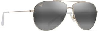 Maui Jim unisex, Accessoires, Gris, Taille: 59 MM Lunettes de soleil miroir dor&eacute; Hauoli polaris&eacute;es