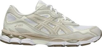 Asics Homme, Chaussures, Blanc, Taille: 40 EU Baskets en maille Bout rond Fermeture &agrave; lacets