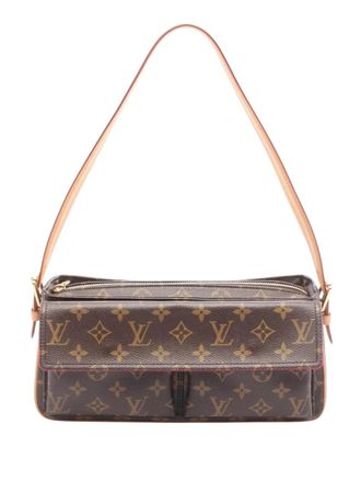 Louis Vuitton sac port&eacute; &eacute;paule Monogram Viva Cite MM (2004) - Marron