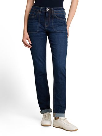 Tom Tailor Skinny-fit-Jeans TOM TAILOR, Damen, Gr. 29, L&auml;nge 32, clean schwarz stone blau denim, Denim/Jeans, Obermaterial: 85% Baumwolle, 13% Polyester, 2% Elas