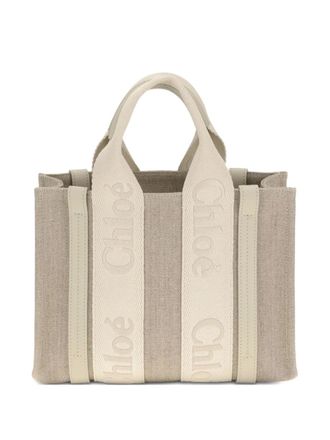 Chlo&eacute; petit sac &agrave; main Woody - Tons neutres
