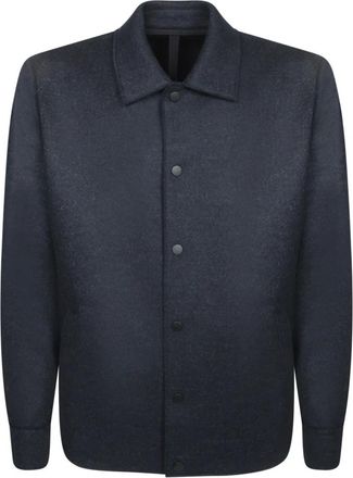 Harris Wharf London Homme, Chemises, Gris, Taille: M Manteau Boutonn&eacute;