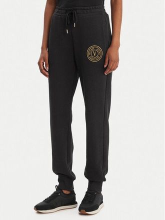 Versace Jeans Couture Jogginghose 80HAAT02 CF01T Schwarz Regular Fit