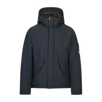 Stone Island Kurzer Parka - - Jackets - Herren - Blau - M