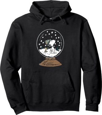 Peanuts Snoopy Woodstock Snowglobe Pullover Hoodie