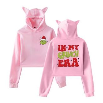 Generic Le Grinch Sweat A Capuche Femme Femmes Pull Deguisement Vetement Costume Moche Oversize Pulls Polaire Christmas Pilou De Pyjama Noël Noel 2025 Plaid C