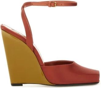 Saint Laurent Sandalen - The Scandal Sandal - Gr. 37,5 (EU) - in Rot - für Damen