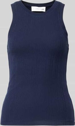 Victoria Beckham Slim Fit Top mit Rundhalsausschnitt