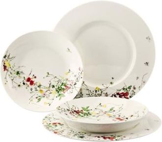 Rosenthal Brillance Fleurs Sauvages Set 4-tlg. mit Fahnen- und Coupteller