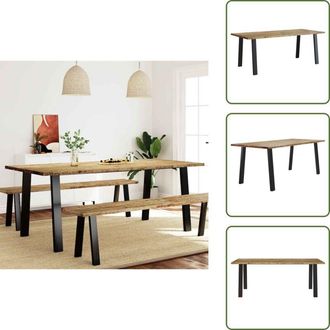 vidaXL Vidaxl - Esstisch 200x90x75 cm Massivholz Akazie - Esstisch - Holztisch - Akasientisch - Wohnzimmertisch - K&uuml;chentisch