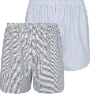 Eminence Lot de 2 cale&ccedil;ons chaine et trame en coton