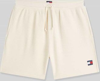 Tommy Jeans Regular Fit Bermuda aus reiner Baumwolle mit feiner Struktur