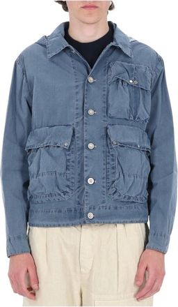 C.P. Company C.p. Company, Homme, Vestes, Bleu, Taille: XL 50 Fili Multi-Pocket Goggle Jacket