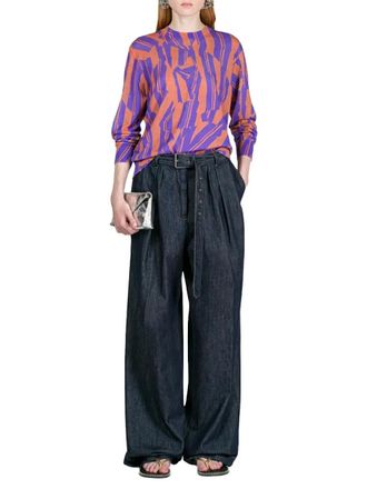 Dries Van Noten Trousers - Indigo