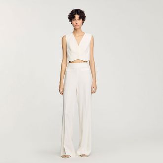 Sandro Veston court &agrave; sequins