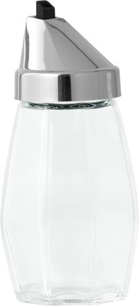 Fackelmann Fackelmann Allesgie&szlig;er JADE, Milchgie&szlig;er aus Glas, &Ouml;lspender f&uuml;r tropffreies Ausgie&szlig;en (Farbe: Silber/Transparent), Menge: 1 St&uuml;ck