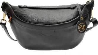Roberta M Schwarz Rindsledertasche