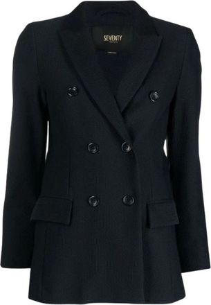 Seventy Femme, Vestes, Bleu, Taille: 46 FR Seventy Vestes