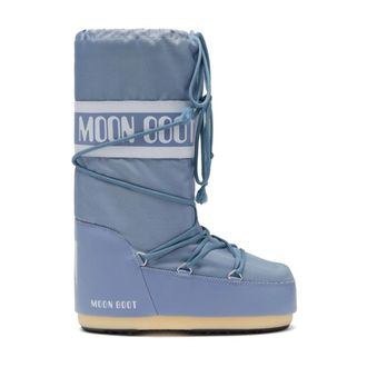 Moon Boot Winterstiefel mit Logo-Print - - Shoes - Damen - Blau - 39 EU