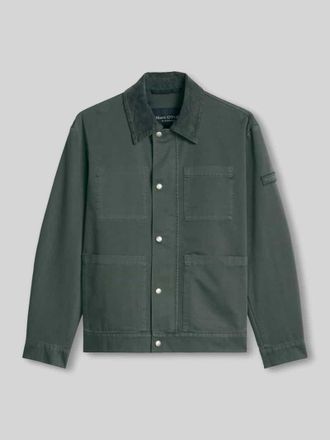 Marc O'Polo Regular Fit Blouson aus reiner Baumwolle mit Cordkragen
