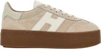 Hogan Femme, Chaussures, Beige, Taille: 37 1/2 EU Cool Baskets