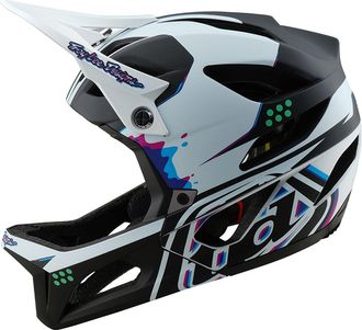 Troy Lee Designs Stage MIPS Helm, Trooper, White, XL/XXL | 60-63cm, 115526005