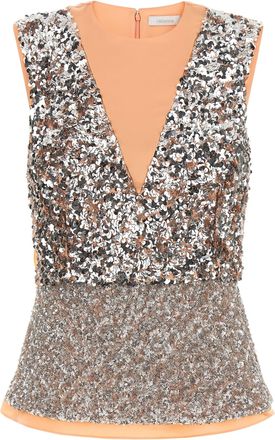 Paco Rabanne Top &agrave; sequins
