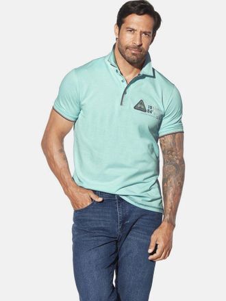 Jan Vanderstorm Poloshirt KNUTLAND mit zarten Kontraststreifen