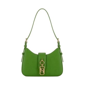 Elisabetta Franchi Femme, Sacs, Vert, Taille: ONE Size Buckle Pendant Mini Bag