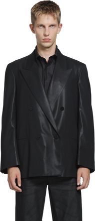 Gucci Chintzed Wool Double-Breasted Blazer