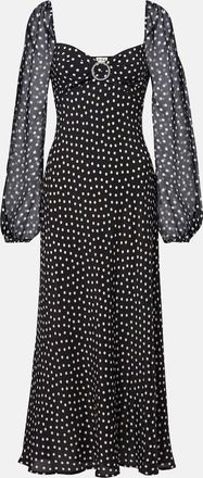 Rixo Maxikleid Ivy aus Seide