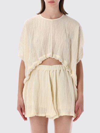 120% Lino T-Shirt Damen Farbe Natural