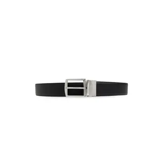 Giorgio Armani Homme, Accessoires, Noir, Taille: ONE Size Ceinture en cuir r&eacute;versible