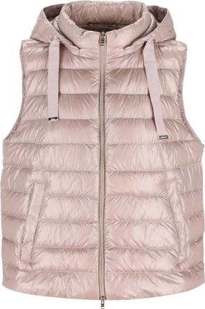 Herno Femme, Vestes, Rose, Taille: 38 FR Veste matelass&eacute;e &agrave; capuche