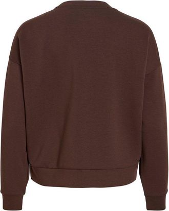Vila Sweater VIREFLECT MOOD EMB L/S SWEAT TOP/R/3 Materialmix, loose fit