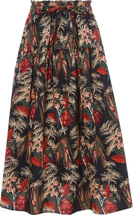 Ulla Johnson Jupe Fernanda Popeline de Coton Ulla Johnson