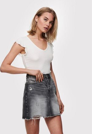 Only Bluse Belia 15227187 Wei&szlig; Regular Fit