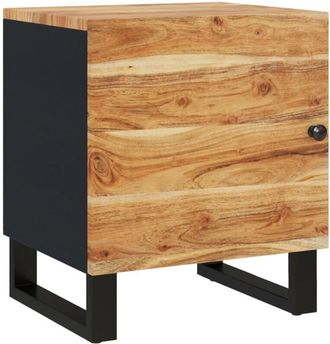vidaXL Nachttisch 40x33x46 cm Massivholz Akazie Vidaxl