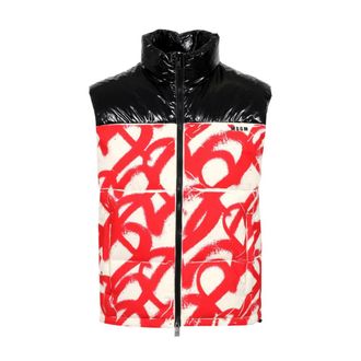 Msgm Gesteppter Pullover mit Spr&uuml;hfarbenmuster - - Jackets - Damen - Mehrfarbig - M