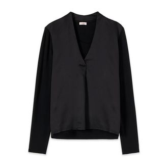 Oltre Damen, Blusen & Hemden, Schwarzk, 2XLGr&ouml;&szlig;e