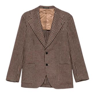 Gabriele Pasini Homme, Vestes, Multicolore, Taille: XL Veste &agrave; chevrons &agrave; revers crant&eacute;s
