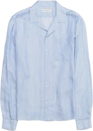 Dries Van Noten Homme, Chemises, Bleu, Taille: XL Camicia