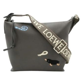 Loewe Pre-owned Cubie Crossbody Bag Small - - Pre-owned - Damen - Grau - ONE SIZE