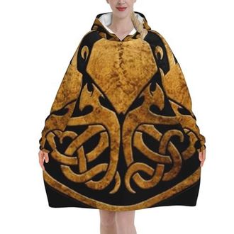 Generic Sweat &agrave; capuche mignon Axolotl avec couronne pour femmes et hommes adultes surdimensionn&eacute;s pour une couverture douce et chaude