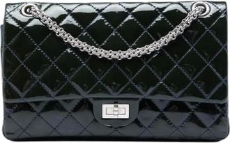 Chanel Sac bandouli&egrave;re Reissue doccasion - Femme - Pre-owned - Bleu - Taille: ONE Size