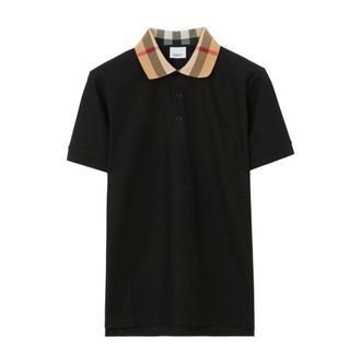 Burberry Homme, Tops, Noir, Taille: S Polo Chemises