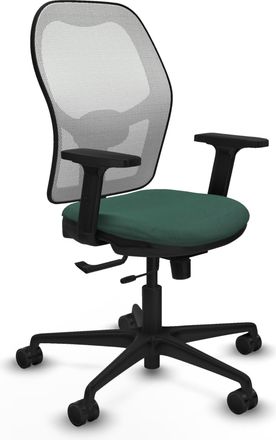 Piqueras y Crespo Jorquera Schreibtischstuhl mit 2D-Armen, h&ouml;henverstellbare Lendenwirbelst&uuml;tze, ausgestattet mit Syncro/Traslack und injiziertem Schaum. Mit Rollen von